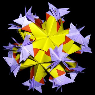 Long Yubikiri and Hari Senbon Diagram / 長いゆびきり & 針千本 – 折り図 | Kusudama ...